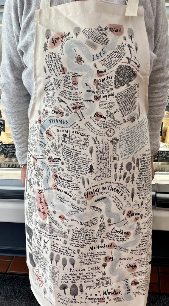 Thames Valley Apron - Cheese Etc. The Pangbourne Cheese Shop Reading