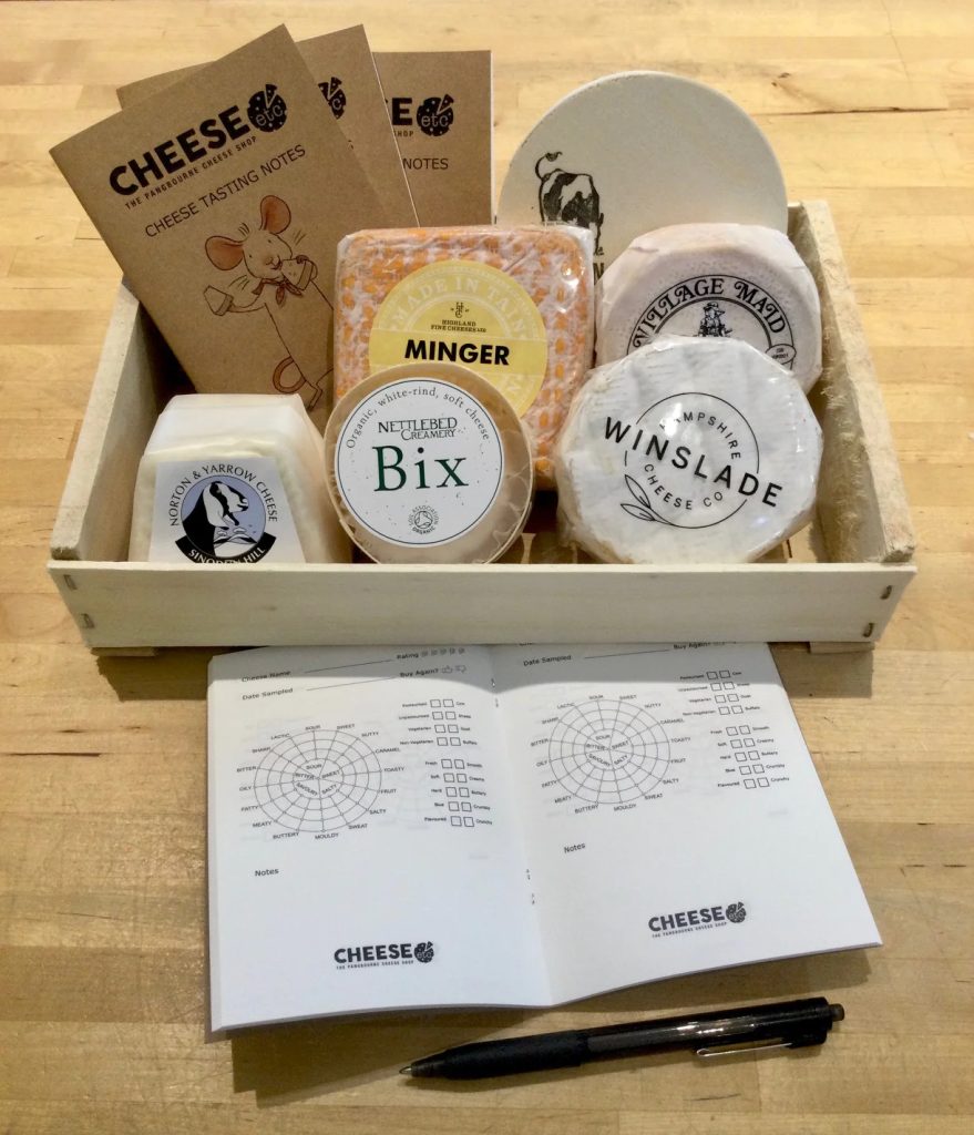 Cheese Tasting Notebook - Cheese Etc. The Pangbourne Cheese Shop Reading